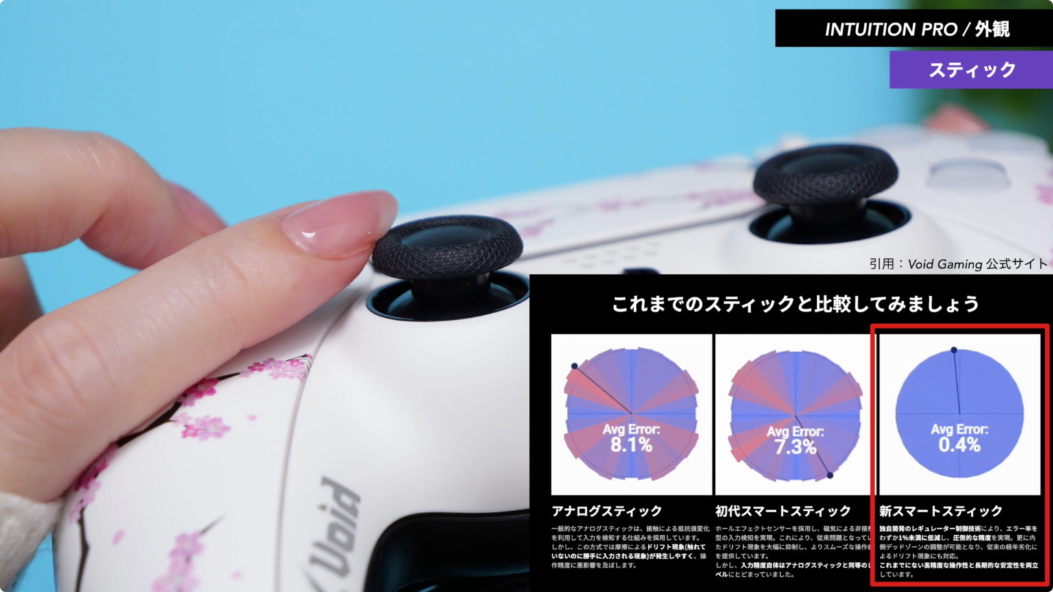 【レビュー】Void Gaming『INTUITION PRO』コントローラー！PS5対応！新スマートスティック搭載！ - さくらあん / SakuraAnne